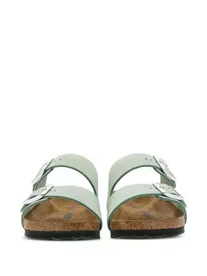 BIRKENSTOCK Arizona Buckled Slides - Green