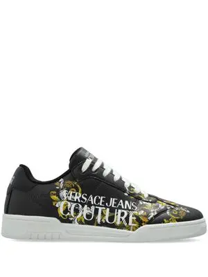 Versace Embroidered Sneakers For Men