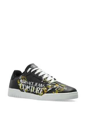 Versace Logo-embroidered Sneakers