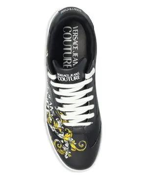 Versace Logo-embroidered Sneakers