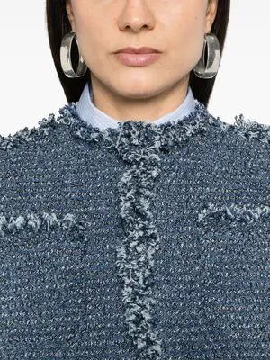 Sacai Panelled Tweed Jacket