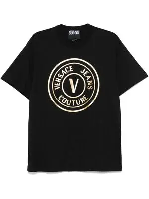 Versace V-emblem T-shirt - Black