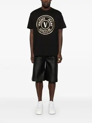Versace V-emblem T-shirt - Black