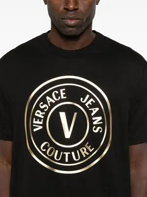 Versace V-emblem T-shirt - Black