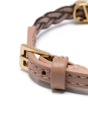 Valentino Garavani V-logo Signature Bracelet - Pink