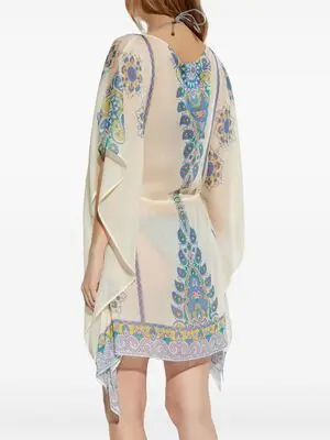 Etro Printed Silk Kaftan