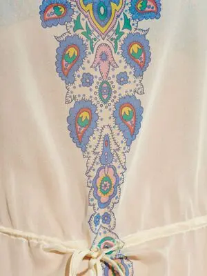 Etro Printed Silk Kaftan