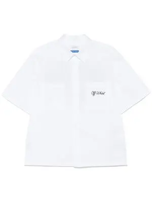 Off-White Logo-embroidered Shirt