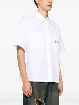 Off-White Logo-embroidered Shirt