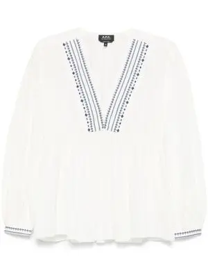 A.p.c. Vera Blouse - White