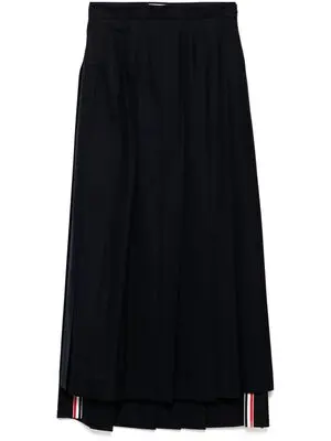 Thom Browne Twill Pleated Skirt