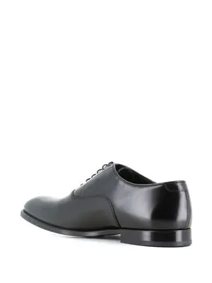 DOUCAL'S Leather Oxford Shoes - Black