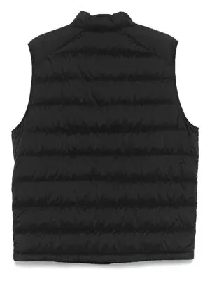 Moncler Quilted Logo-patch Gilet - Black