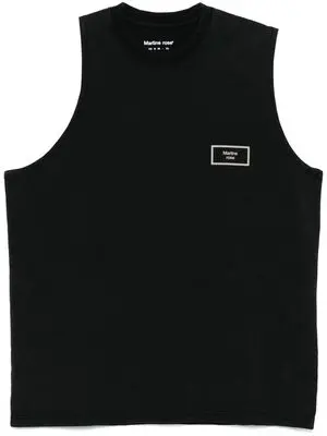 Martine Rose Logo-print Tank Top - Black