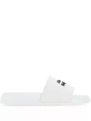 Alexander McQueen Logo Slides - White