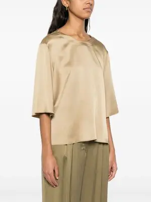 FORTE_FORTE Satin Blouse