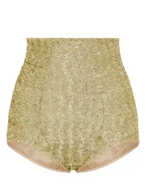 Dolce & Gabbana Sequinned Briefs - Gold