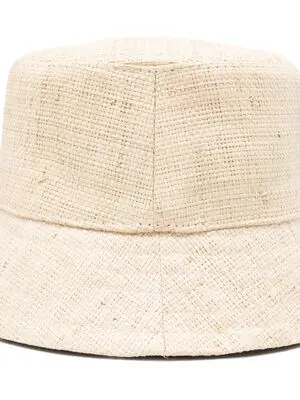 Ruslan Baginskiy Logo Appliqué Bucket Hat - Neutrals