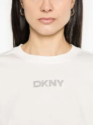 Dkny Rhinestone Logo T-shirt