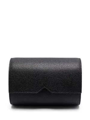 VALEXTRA Double Watch Case - Black