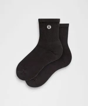 Lululemon Daily Essential Quarter Socks - Black
