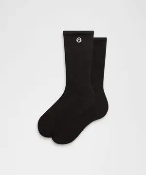 Lululemon Daily Essential Crew Socks - Black