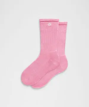 Lululemon Daily Essential Crew Socks - Candy Cloud