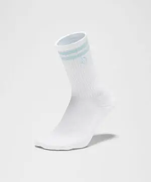 Lululemon Daily Essential Crew Socks - White/foam Cloud