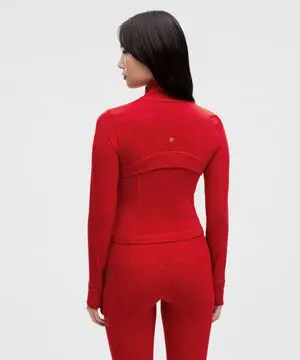 Lululemon Lunar New Year Define Cropped Jacket - Dark Red