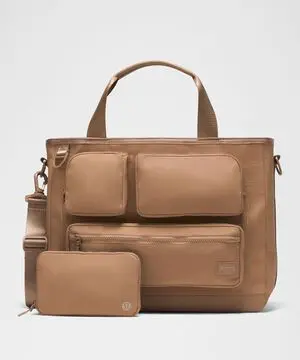 Lululemon Multi-pocket Tote Bag 19.5l - Sand