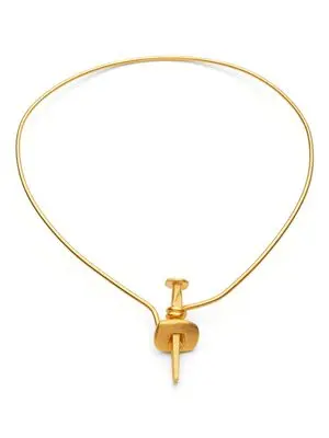 KAREN CHEKERDJIAN STUDIO Spike One Necklace - Gold