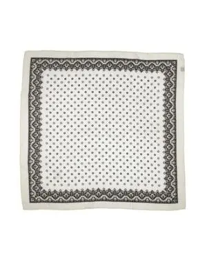 Canali Scarf Ivory Wool - White