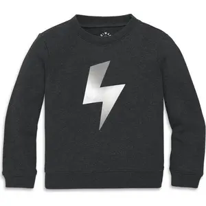PRIMARY Graphic French Terry Sweatshirt - Charcoal Silver Star