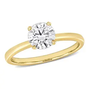 JULIANNA B. 1 Ctw Lab-grown Diamond Solitaire Ring In 14k Gold - Yellow Gold