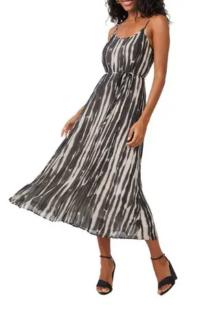 Bella Dahl Abstract Stripe Midi Dress