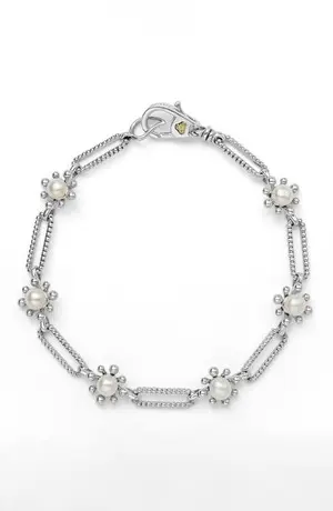 Lagos Luna Fleur Freshwater Pearl Bracelet