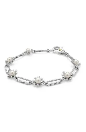 Lagos Luna Fleur Freshwater Pearl Bracelet