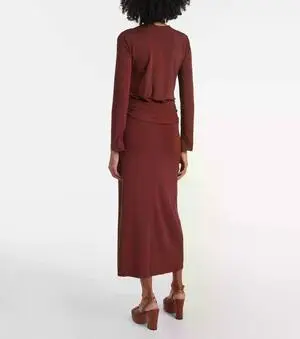 Johanna Ortiz Finding Yourself Draped Jersey Maxi Dress