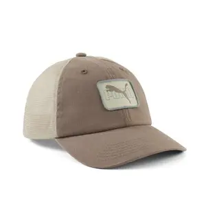 PUMA Cotton Trucker Cap - Brown