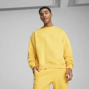 PUMA Essentials Graphic Crew - Yellow