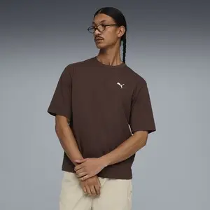 PUMA Wardrobe Essentials Boxy T-shirt - Brown