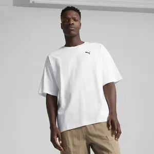 PUMA Wardrobe Essentials Oversized T-shirt - White