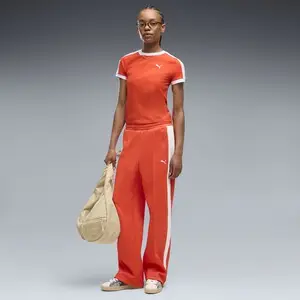PUMA T7 Straight Track Pants Red