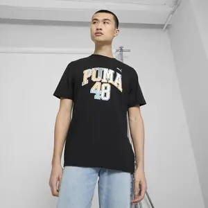 PUMA Graphics Varsity T-shirt - Black