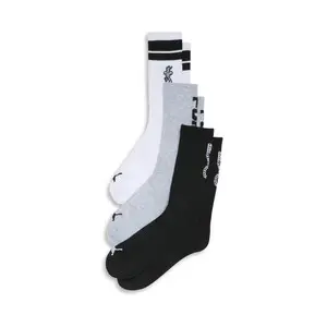 PUMA Half-terry Crew Length Socks Set Of 3 - Assorted Colours