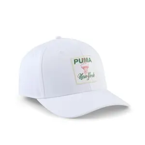 PUMA Nyc Flagship Lafayette Stretch Fit Cap - White