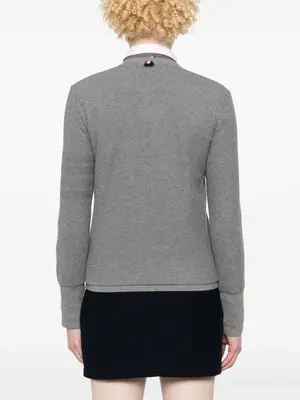 Thom Browne 4-bar Cotton Cardigan