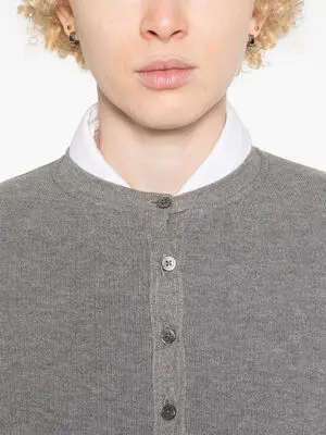 Thom Browne 4-bar Cotton Cardigan