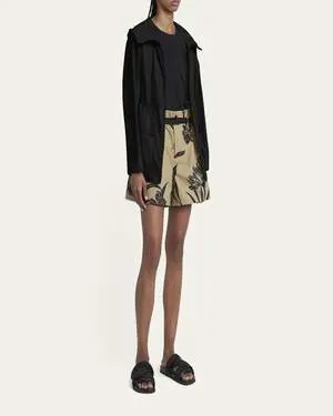 Moncler Leandro Hooded Parka - Green