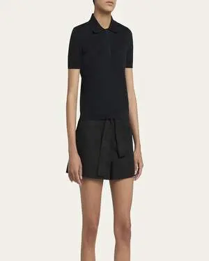 Moncler Short-sleeve Polo Shirt